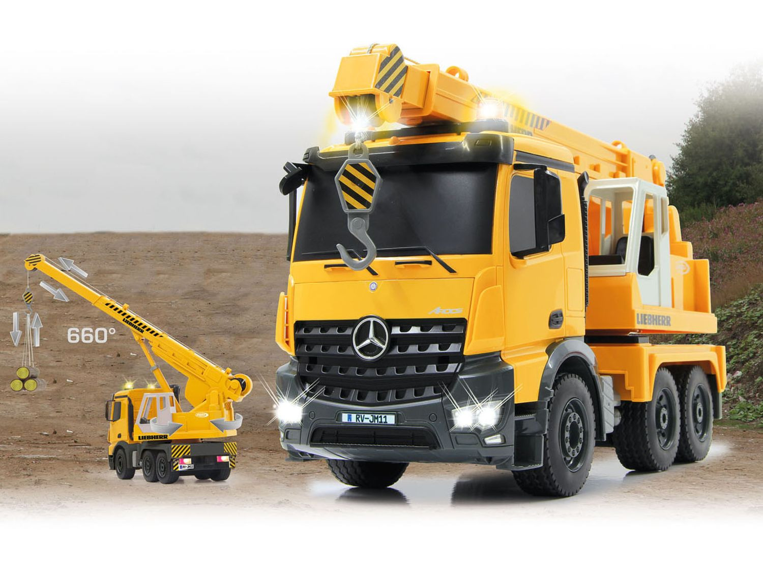 Dźwig Mercedes-Benz Arocs Liebherr | LIDL.PL
