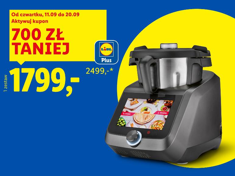 Termorobot MC Smart z Wi-Fi, 1200 W, matowy antracytowy