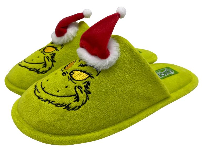 Kapcie damskie lub męskie Grinch | Lidl