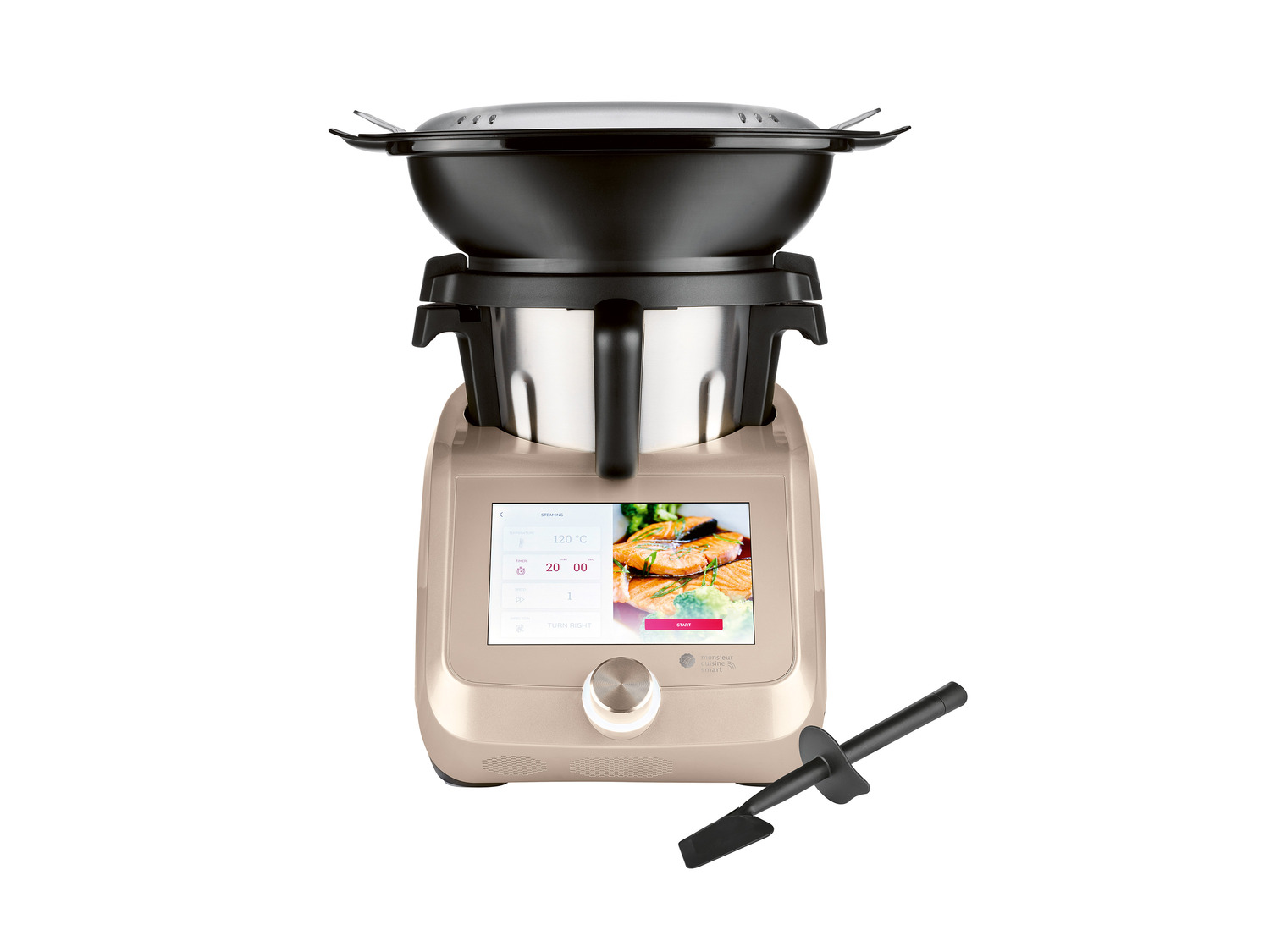 Termorobot MC Smart z Wi-Fi, 1200 W, metaliczny szampa…