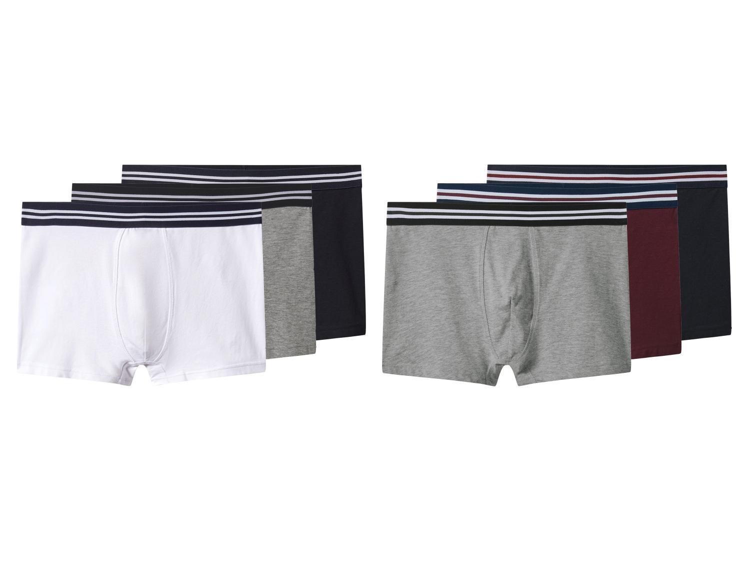 ESMARA MEN Bokserki męskie z bawełną, 3 pary | Lidl