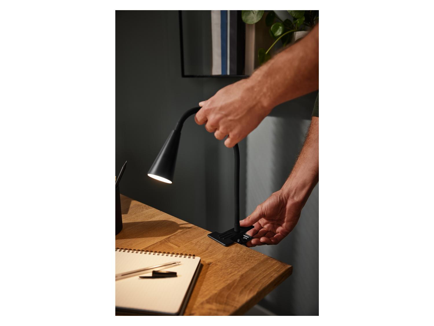 Lampka LED z klipsem i elastycznym ramieniem | LIDL.PL