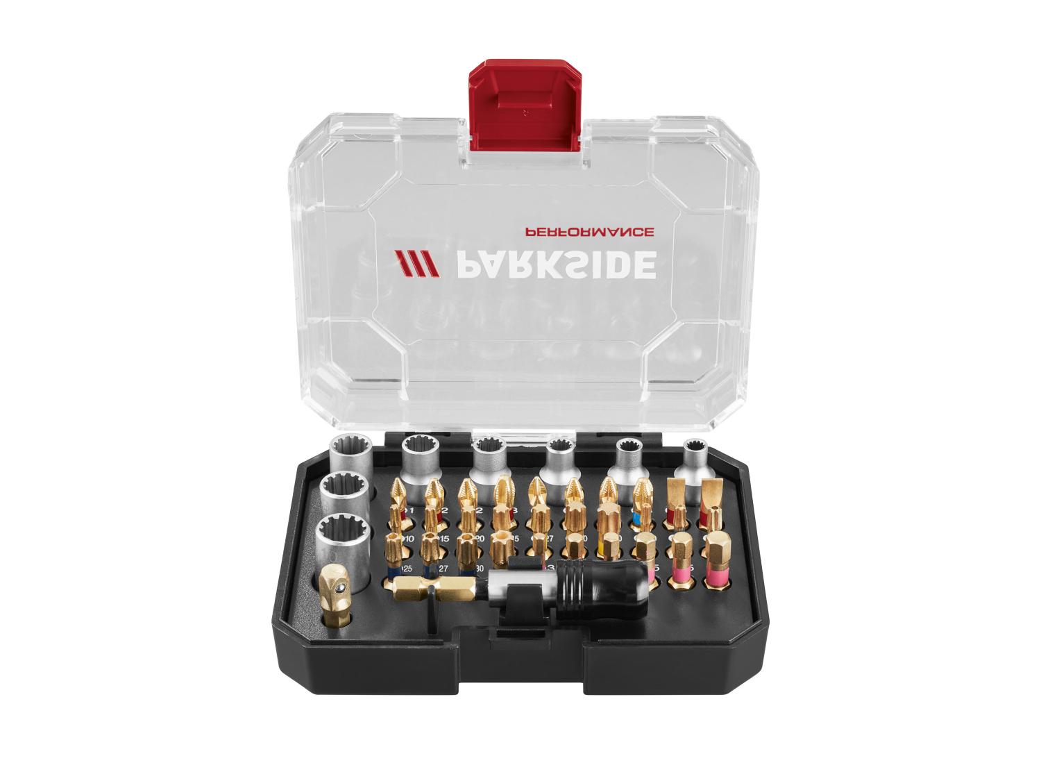 PARKSIDE PERFORMANCE® Zestaw bitów skrętnych lub zestaw bitów i kluczy ...