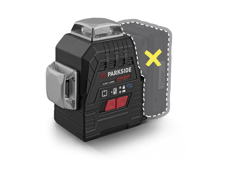 Akumulatorowy laser krzyżowy 20 V, PKLLP 3360 A1, (bez…