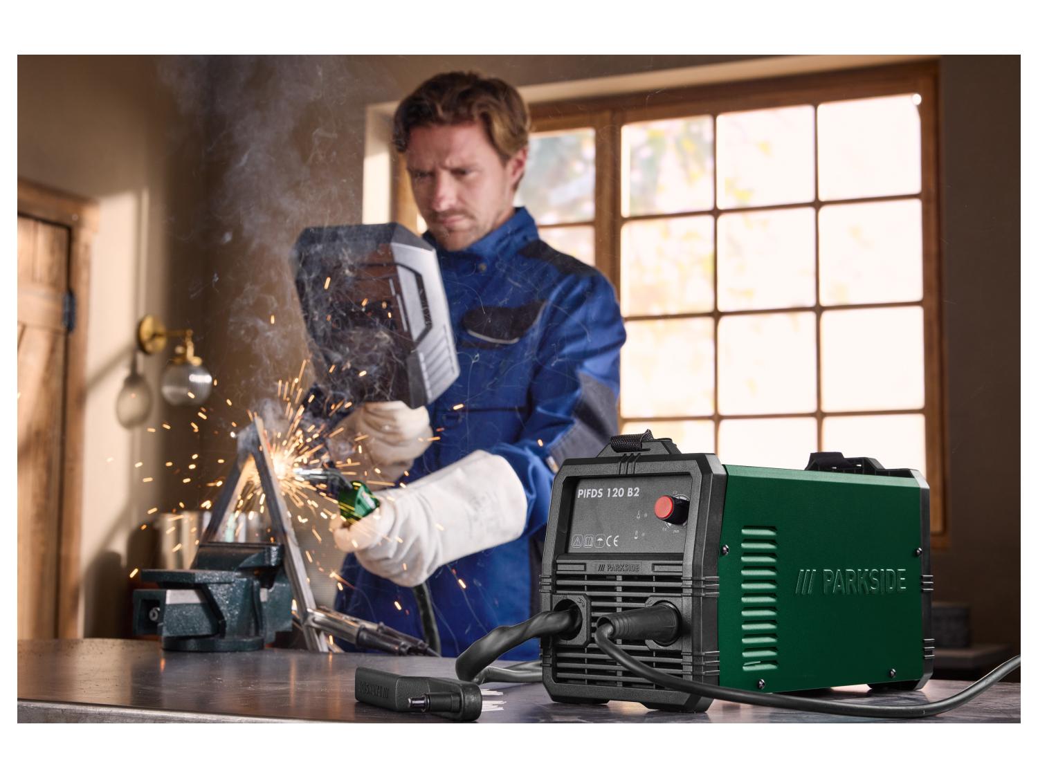 PARKSIDE® Inwerterowa spawarka na drut samoosłonowy, 120 A | Lidl