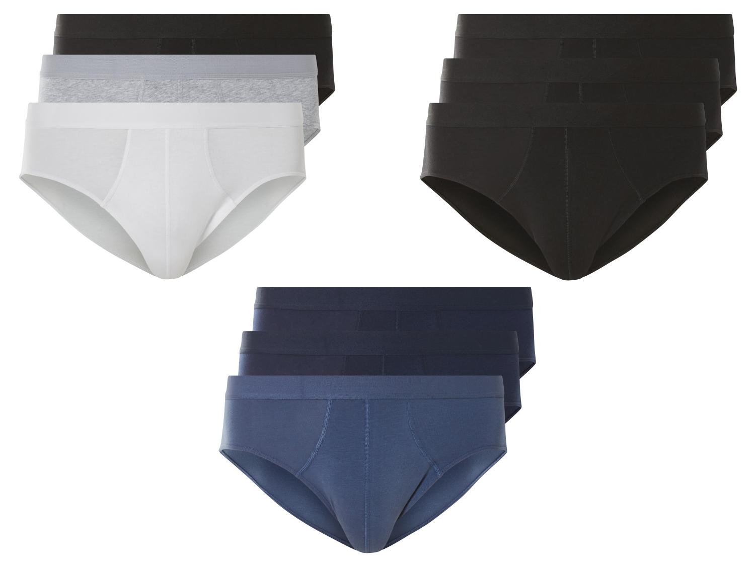 Slipy męskie z bawełny, 3 pary | LIDL.PL