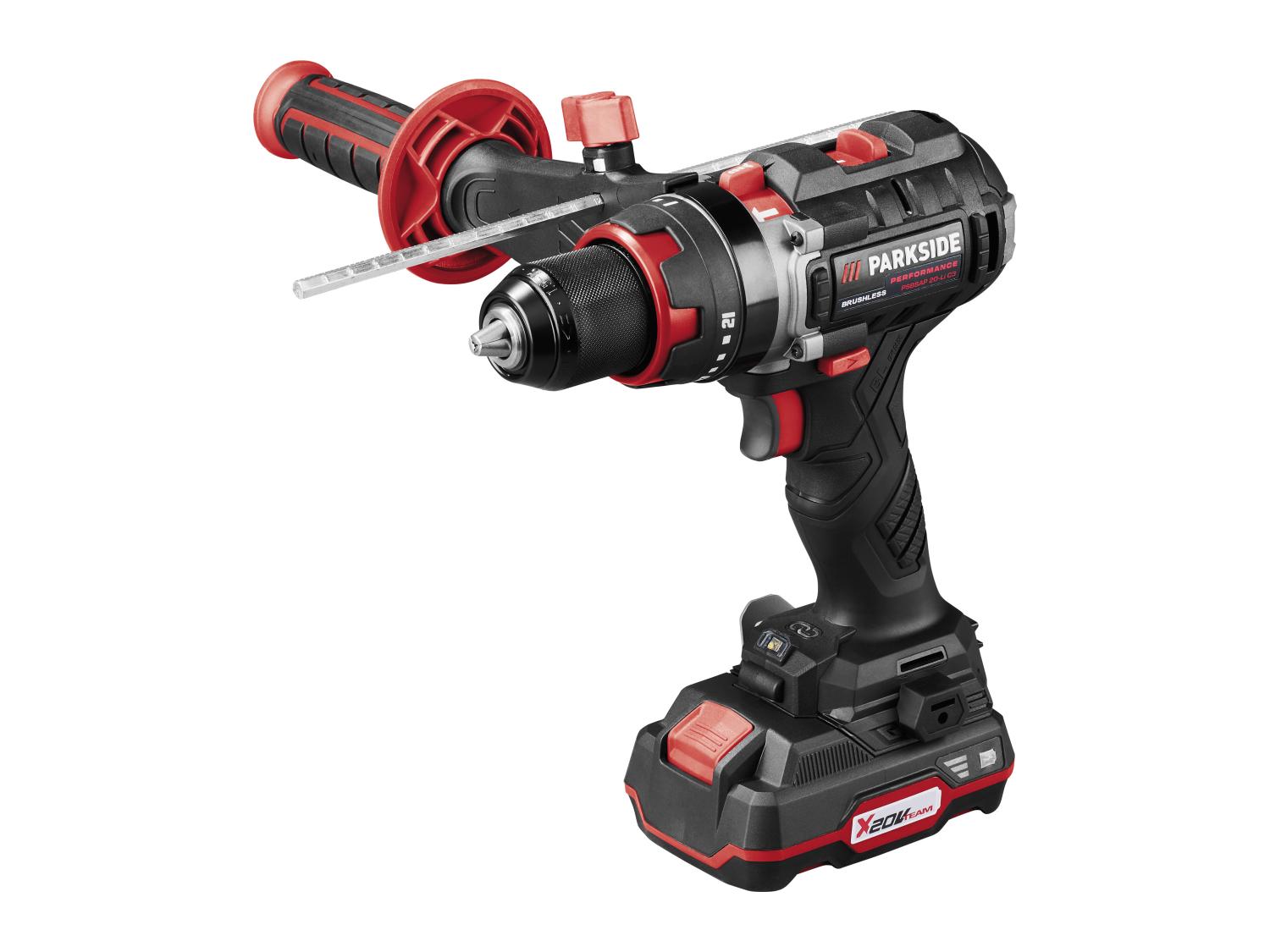 Akumulatorowa wiertarkowkrętarka udarowa 20 V z zestaw…