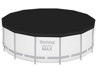 Plandeka PVC, czarna, do okrągłych basenów