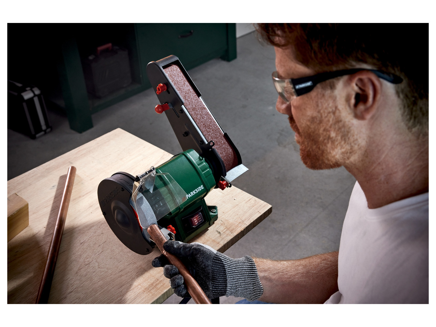 Szlifierka taśmowa i tarczowa PSBS 240 C2, 240 W