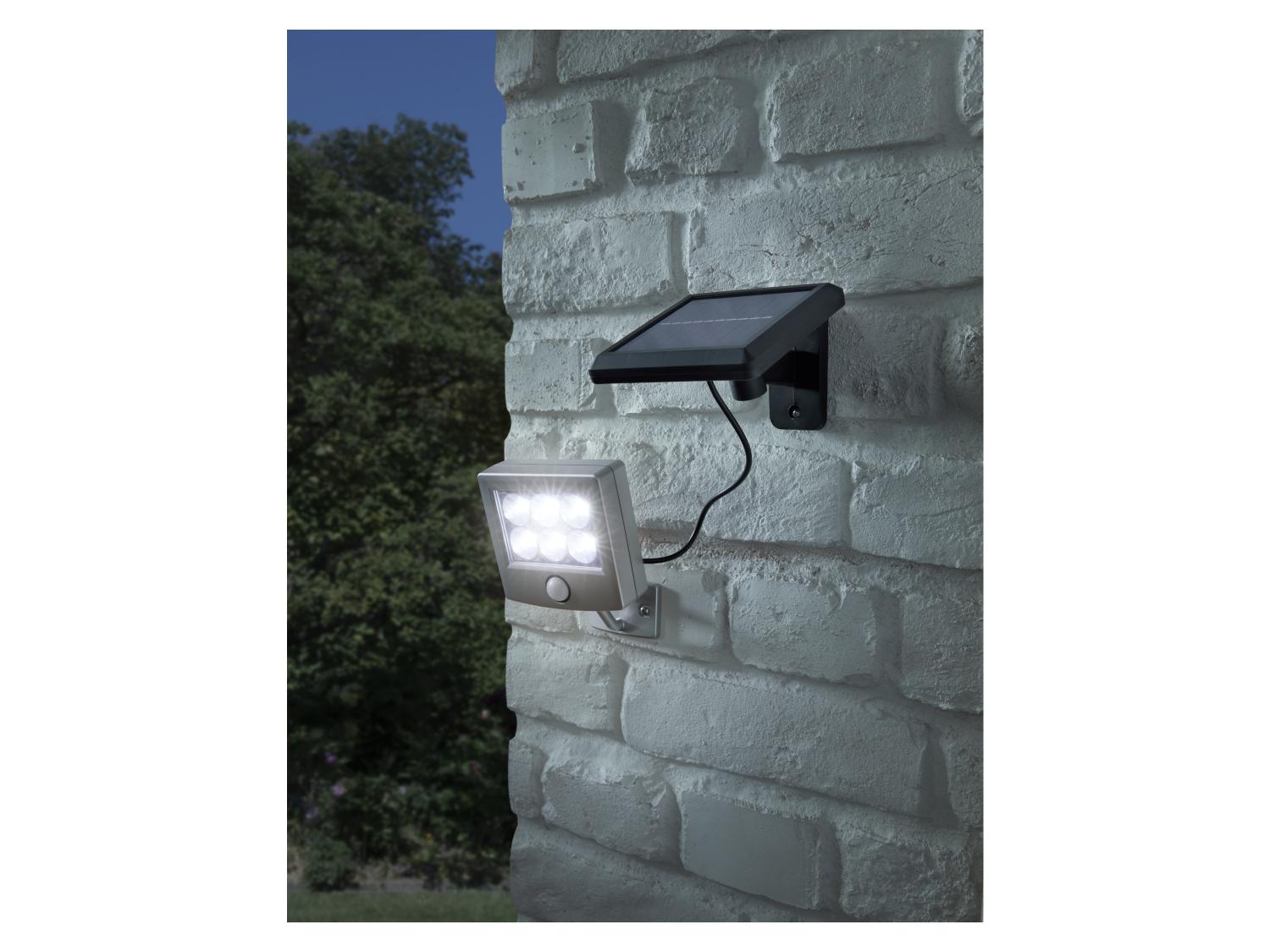 Reflektor solarny LED z czujnikiem ruchu | LIDL.PL