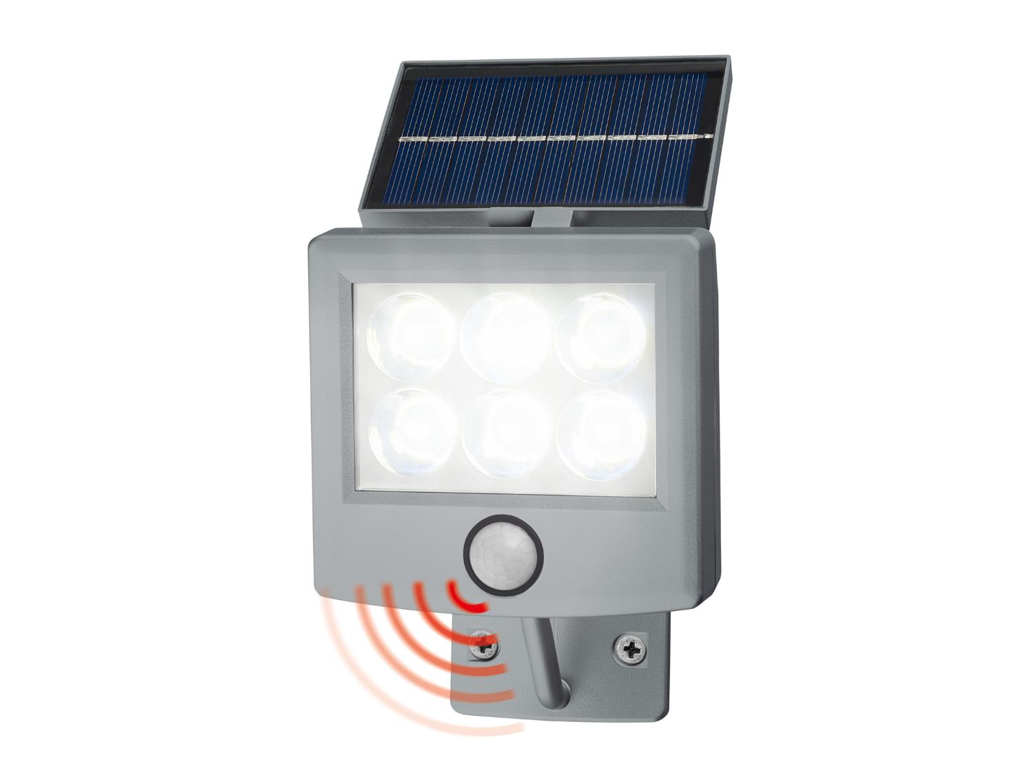 Reflektor solarny LED z czujnikiem ruchu | LIDL.PL