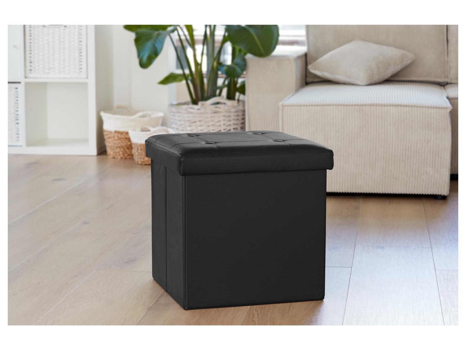 Puf z pojemnikiem do przechowywania